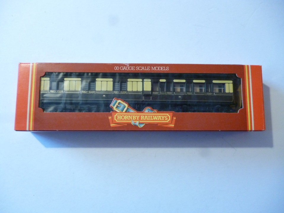 Lot x 4 Hornby Railways Clerestory Coaches: R123 GWR Brake(2) + GWR ...