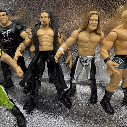 WWE WWF Titan Tron 1999 Lot of 8 Loose Wrestling Action Figures | eBay