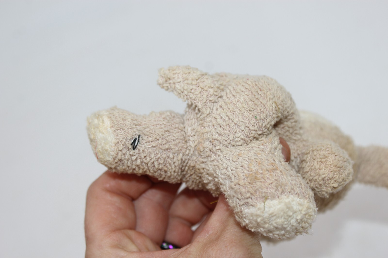 Russ Berrie Home Buddies Dog Plush Cream Tan Brown Bean Bag 6" HTF ...