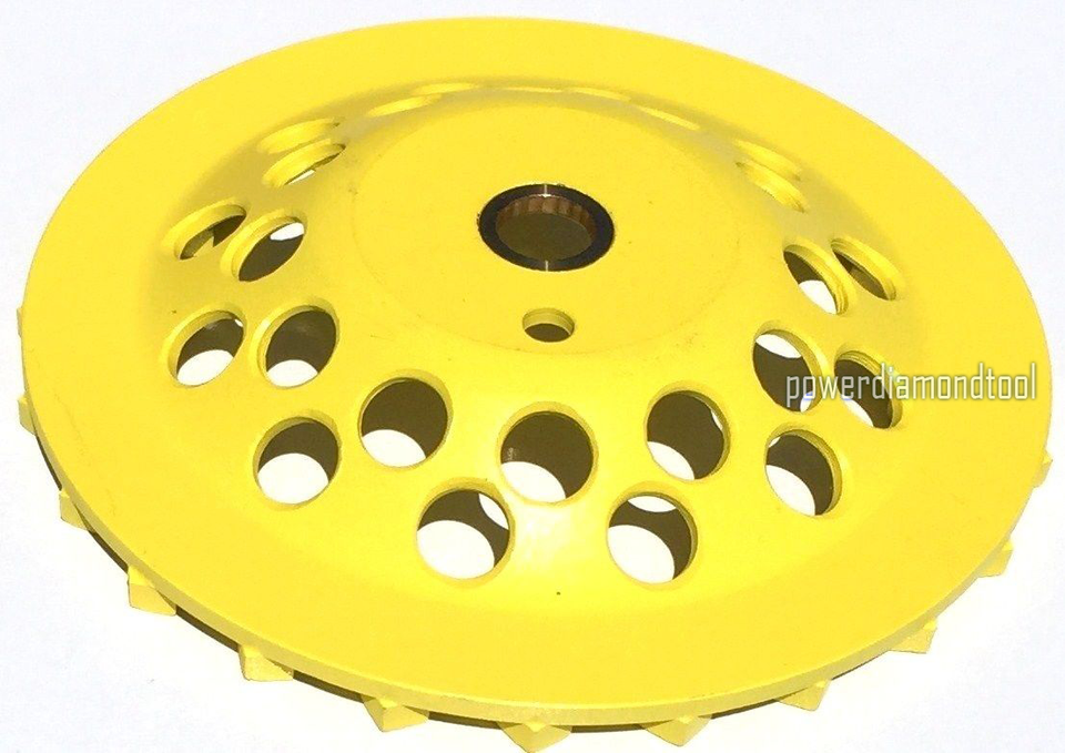 7" x24SEG EDCO ORIGINAL 4 Edge Turbo Grinder DIAMOND CUP WHEEL CONCRETE ...