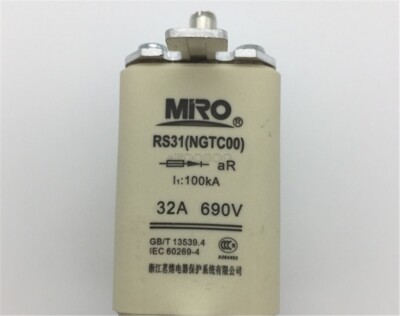 Mro RS31-32A Fast Acting Fuse Ar 32 Amp NGTC00 690V (32A) kh | eBay