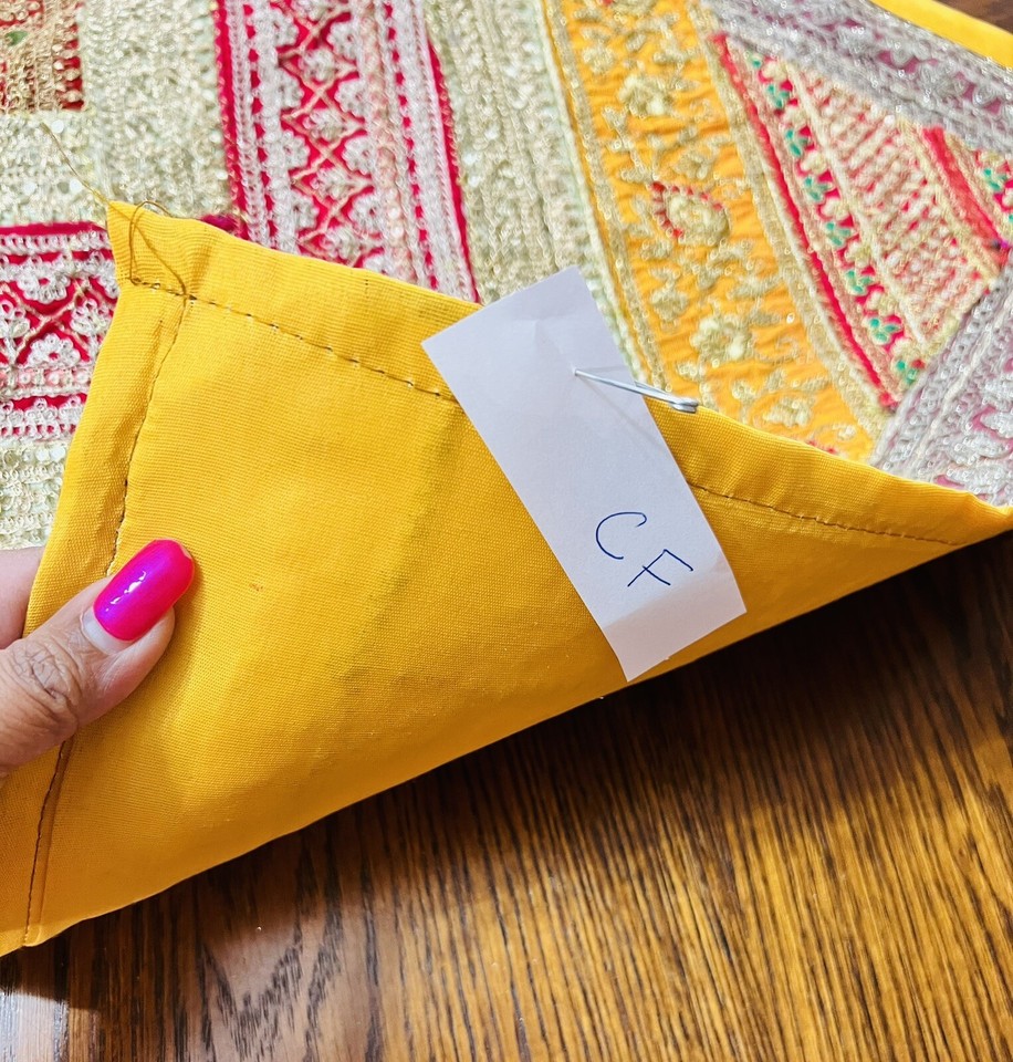 India Cotton Patchwork Dining Table Runner Embroidered Tapestry ...