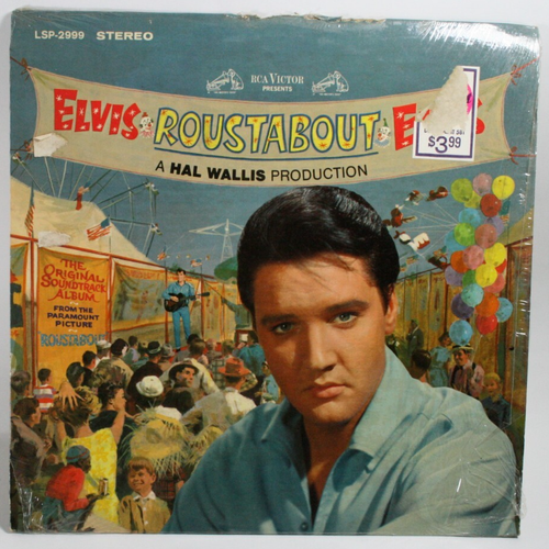 Elvis Presley - Lp - Roustabout - 60's Pop Rock LSP 2999 Stereo Rigid ...