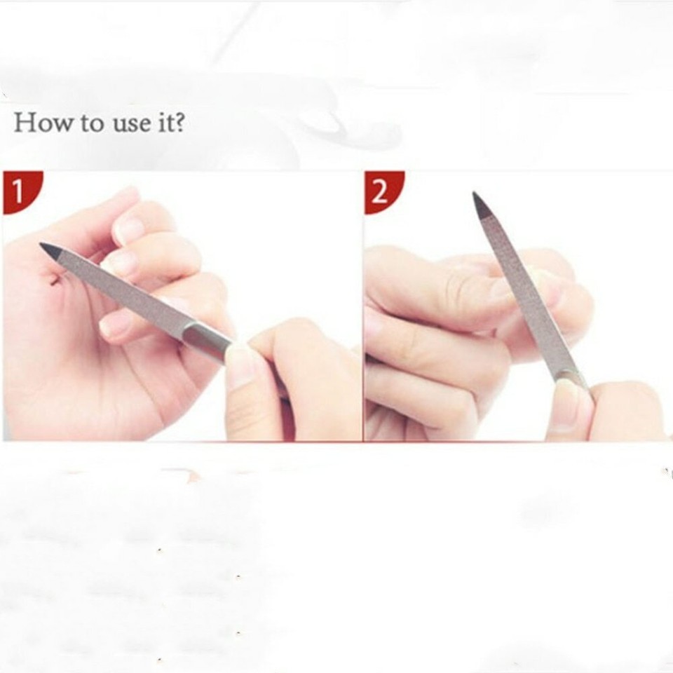 5/10pcs Diamond Deb Nail Files Strong Double Sided Diamond Dust ...