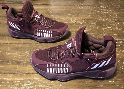 adidas Damian Lillard Dolla EXT/PLY Opponent Advisory Maroon Men’s Size ...