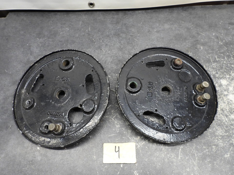Vincent Black Shadow Lighting Aluminum Front Brake Plates H-7 #4 2401 ...