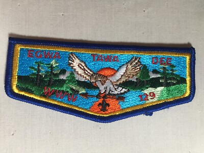 Egw Tawa Dee OA Lodge 129 plastic back Flap BSA Patch | eBay