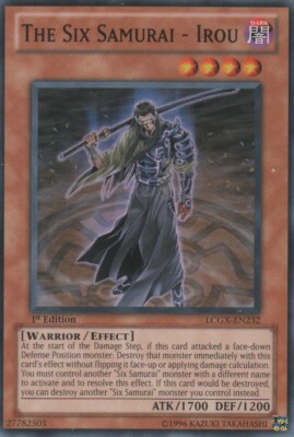 3 x The Six Samurai - Irou - LCGX-EN232 - Common - 1st Edition Near ...