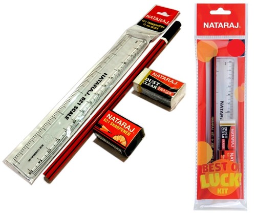 Nataraj - Birthday Party Return Gift Hexagonal Pencils Eraser Sharpener ...