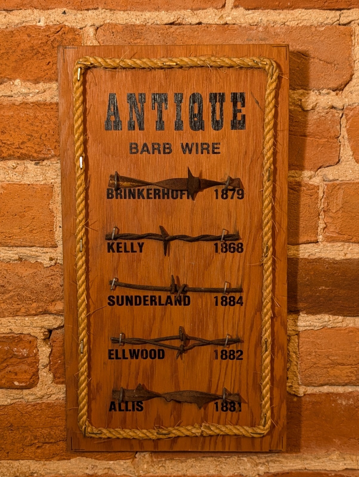 Amos Crouch Antique Barb Wire Collection 1876 - 1881 | eBay