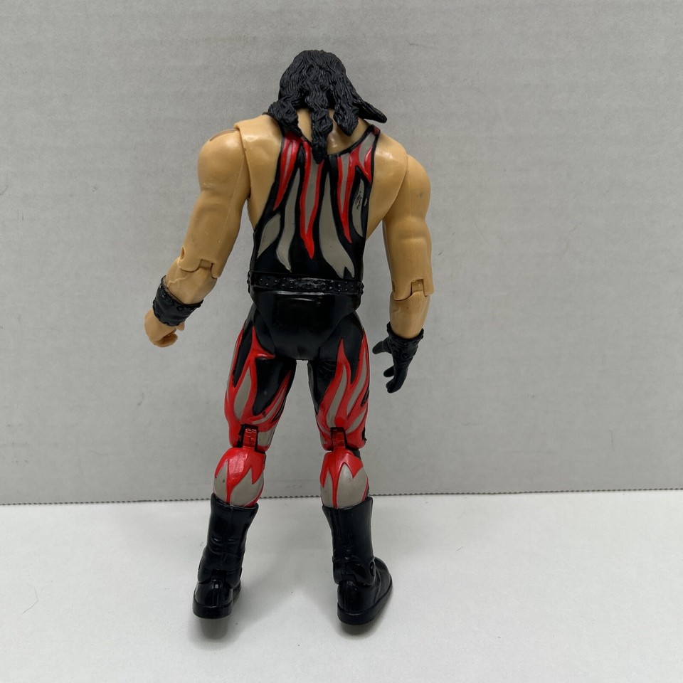 VTG 2001 KANE Jakks Titan Tron Live Wrestling Figure WWE WWF Black Red ...