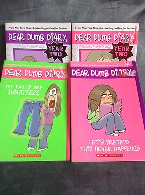 DEAR DUMB DIARY CHAPTER BOOKS BY JIM BENTON - LOT OF 4 - USED | eBay
