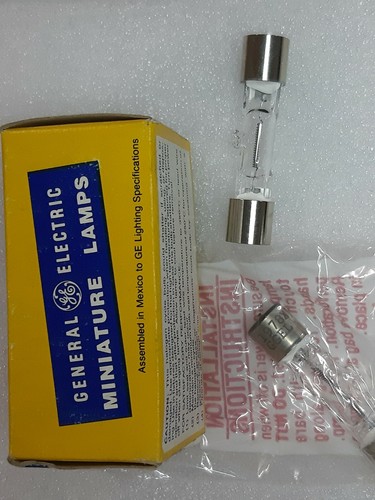 1978X GENERAL ELECTRIC X 1 PC. MINIATURE LAMPS 10A 100W aviation bulb ...
