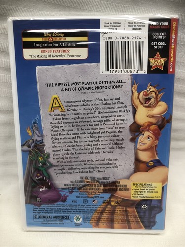 Hercules (DVD, 2000, Gold Collection Edition) 717951008732| eBay
