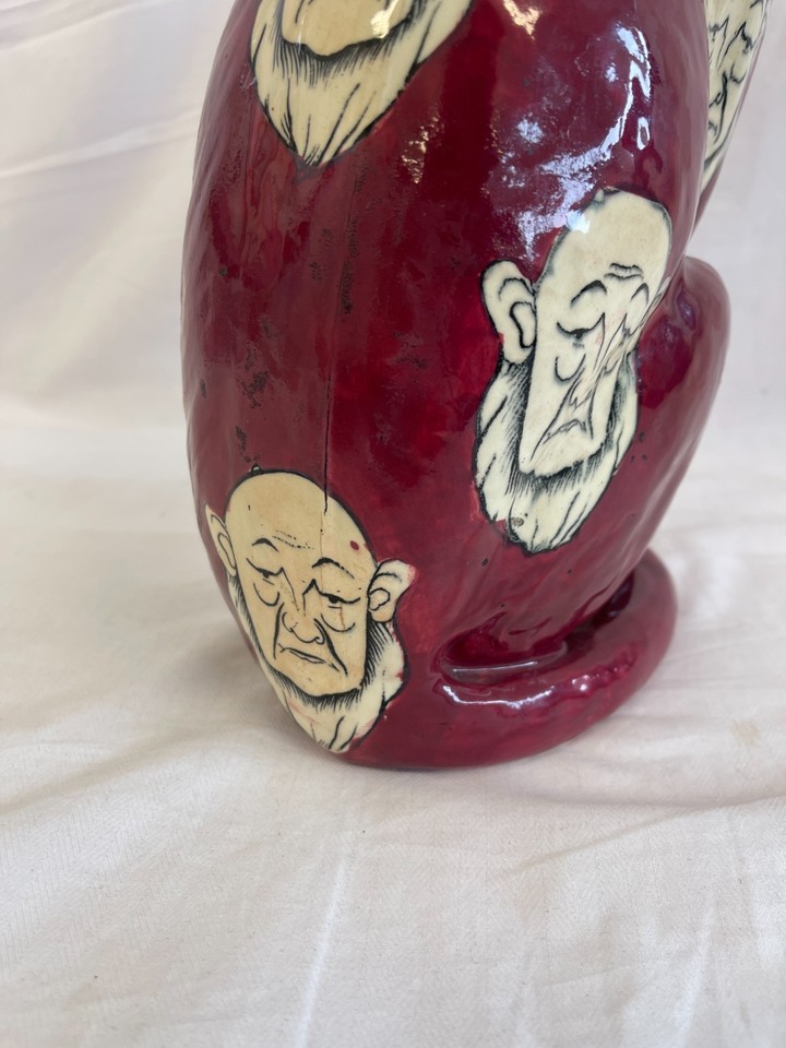 The Foley Feline 'Intarsio Ware' by Frederick Rhead Cat Statue Large ...