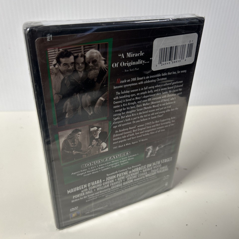 Miracle on 34th Street (1947) 20th Century Fox DVD | New SEALED | eBay