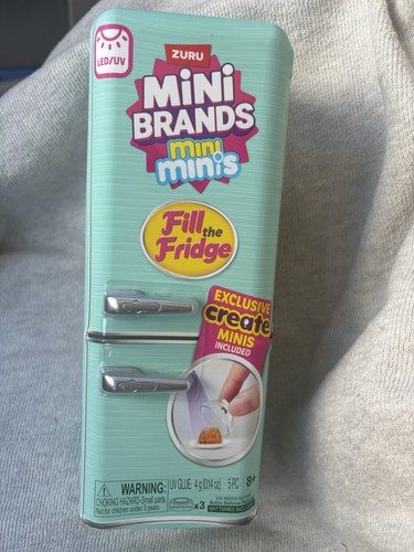 Zuru Mini Brands Mini Minis Fill the Fridge Light Up REFRIGERATOR ...