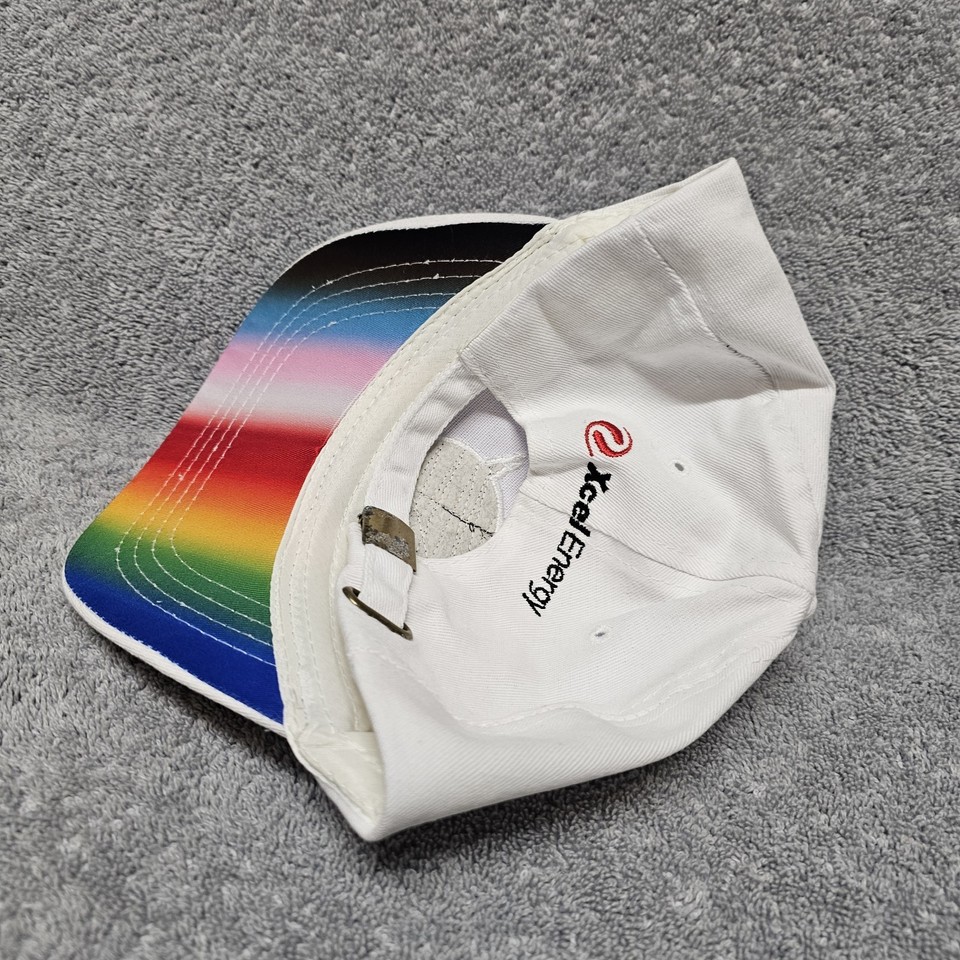 MN Lynx Pride Hat WNBA Baseball Cap Strapback Adjustable White Rainbow ...