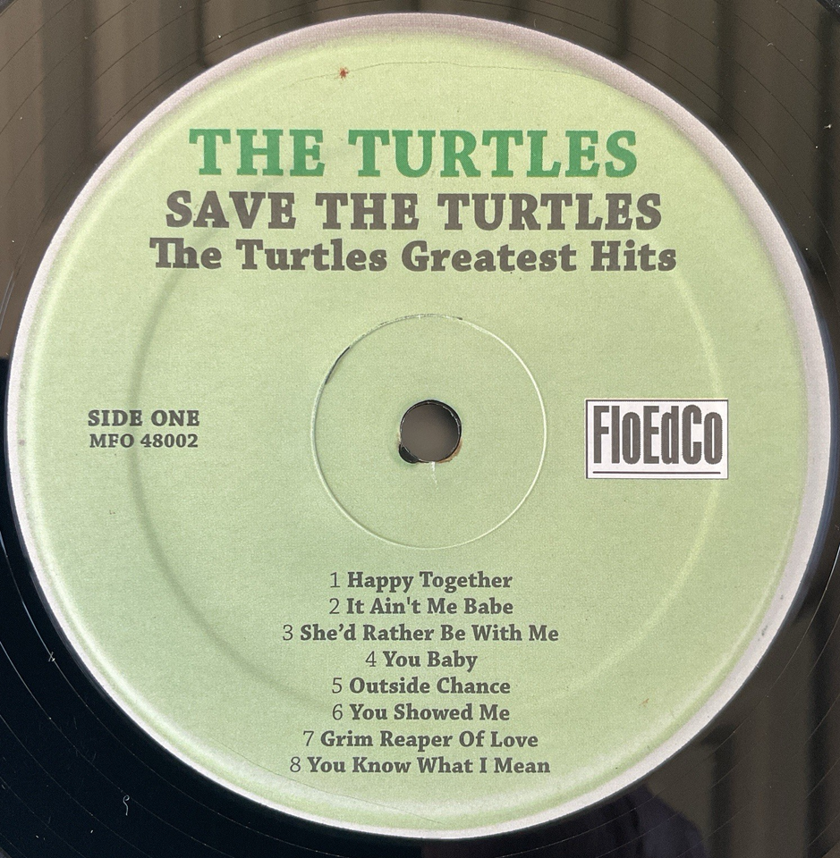 Save The Turtles: Turtles Greatest Hits LP Signed by Mark Volman ...