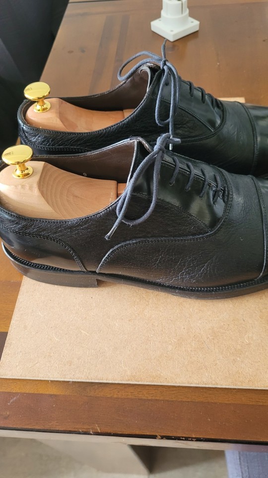 Loake Men’s Bibury Oxford Brogue Leather Two Tone Lace-up Shoe 9 Euro ...