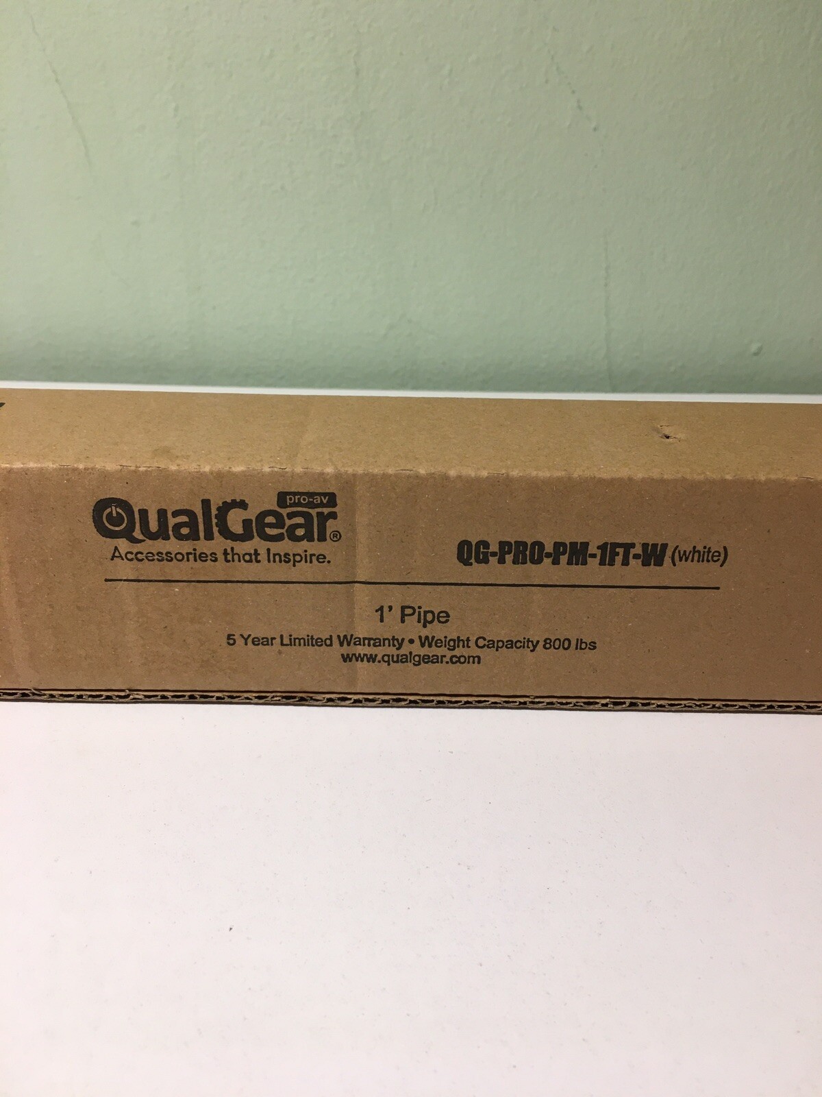 QualGear 3”~3’ 1.5” NPT Threaded Pipe 800Lb./363 Kg. White | eBay