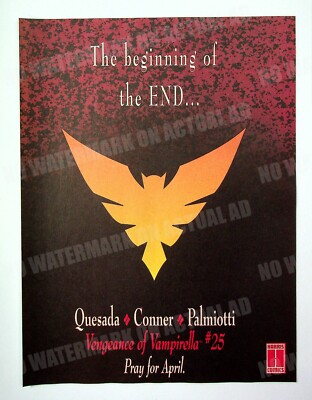 Vengeance of Vampirella Harris Comics 1996 Trade Print Magazine Ad ...