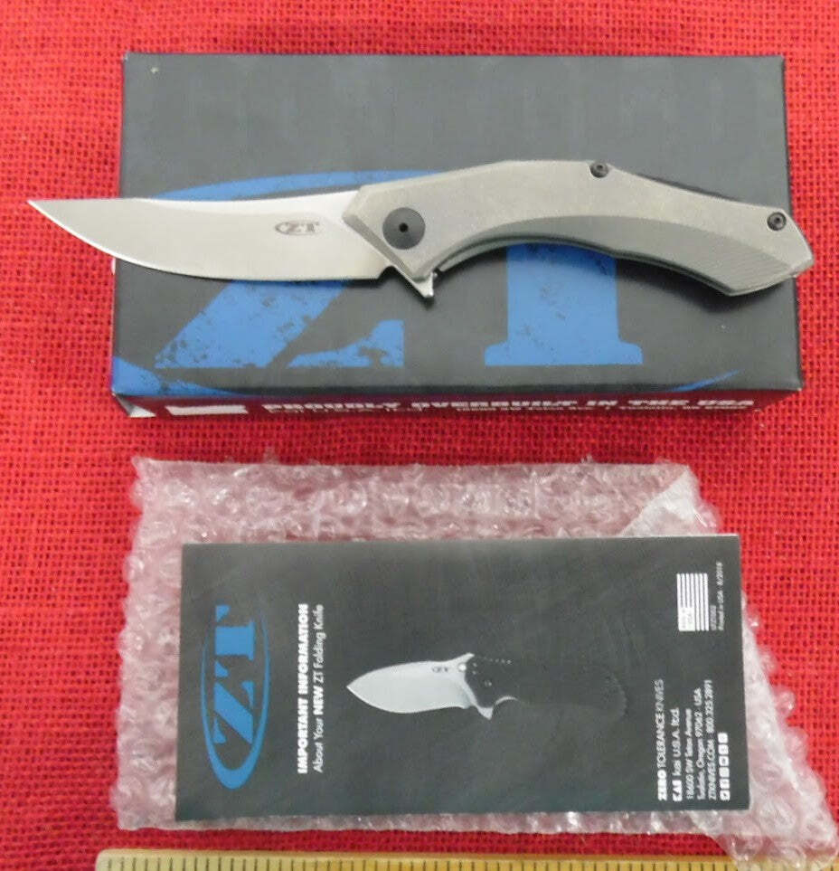 Zero Tolerance Knife by Kershaw ZT 0460Ti 0460 Dmitry Sinkevich Flipper ...