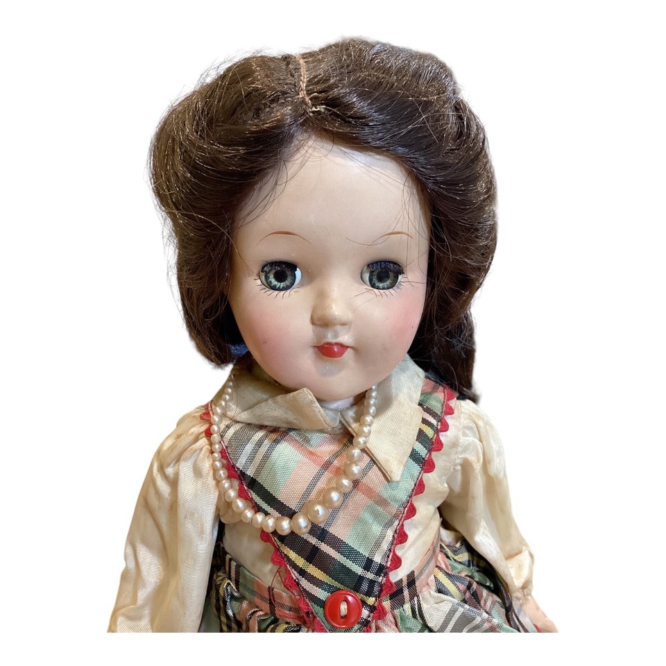 Vintage Toni Doll - 14" Brunette Play Wave Doll With Box and ...