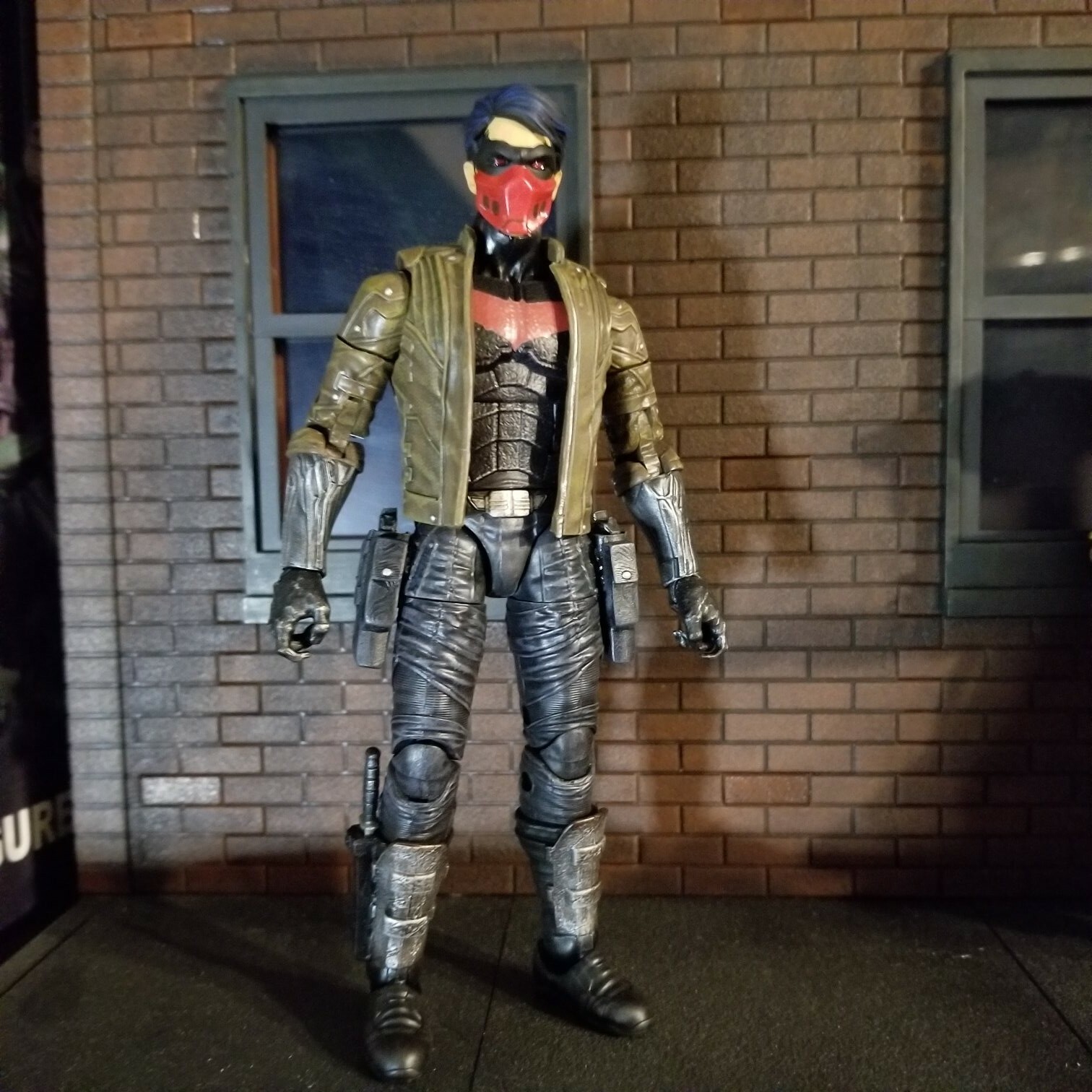 Custom UnPainted Headsculpt Red Hood Outlaw Jason Todd 1:12 scale ...