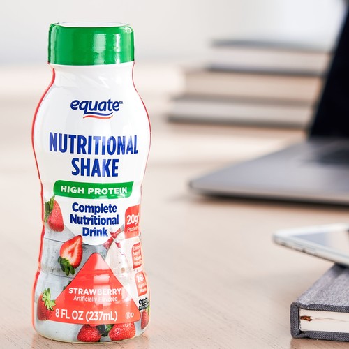 Equate - High Protein Nutritional Shake Strawberry Flavored 24 (8 Fl Oz ...