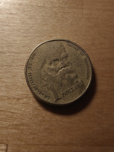 RARE AUSTRALIAN 1 DOLLAR COIN 1996 FATHER OF FEDERATION SIR HENRY ...