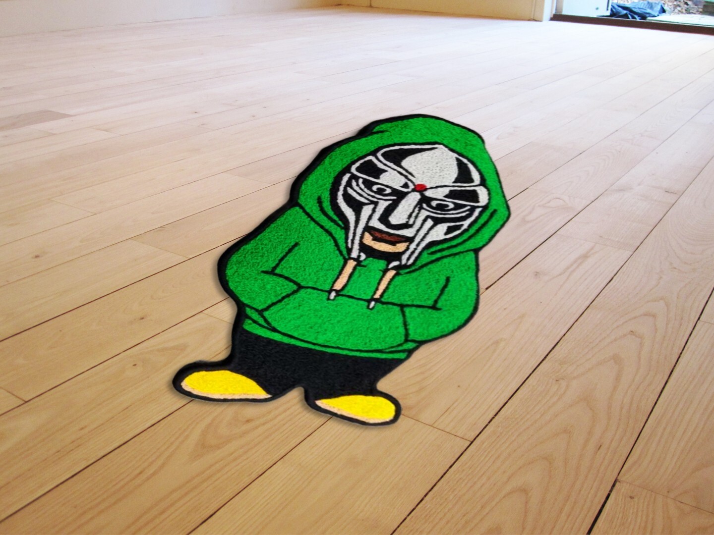 MF Doom Mask Rapper Floor Mat Living Room Area Rug Wool Modern Accent ...