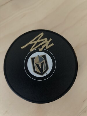 Logan Thompson Autographed Hockey Puck Fanatics | eBay