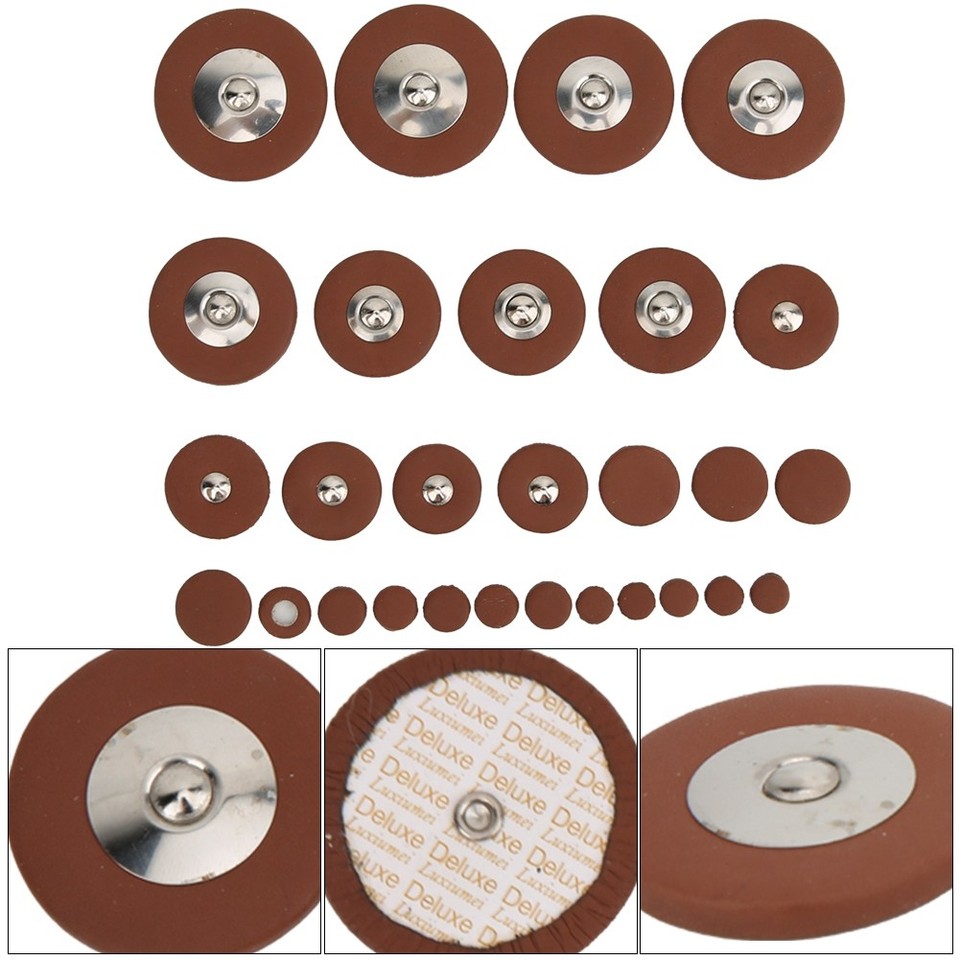 28pcs Multi Size Sax Leather Pads Replacement Set For Soprano Saxophone ...