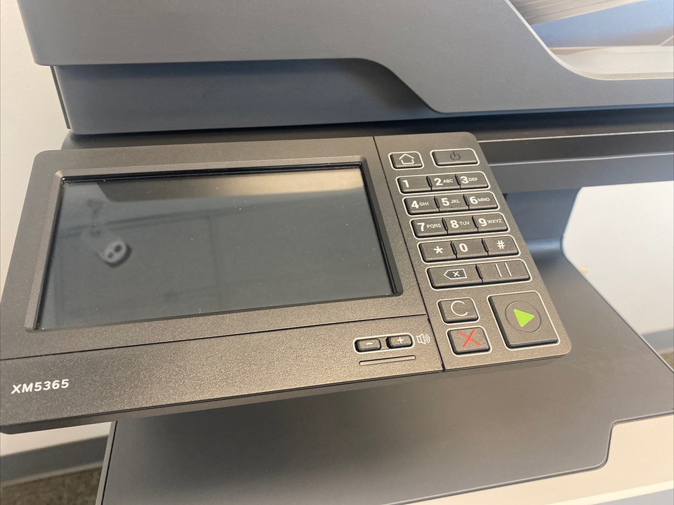 Lexmark XM5365 Laser MFP Printer B&W COPY SCAN email 65 PPM | eBay