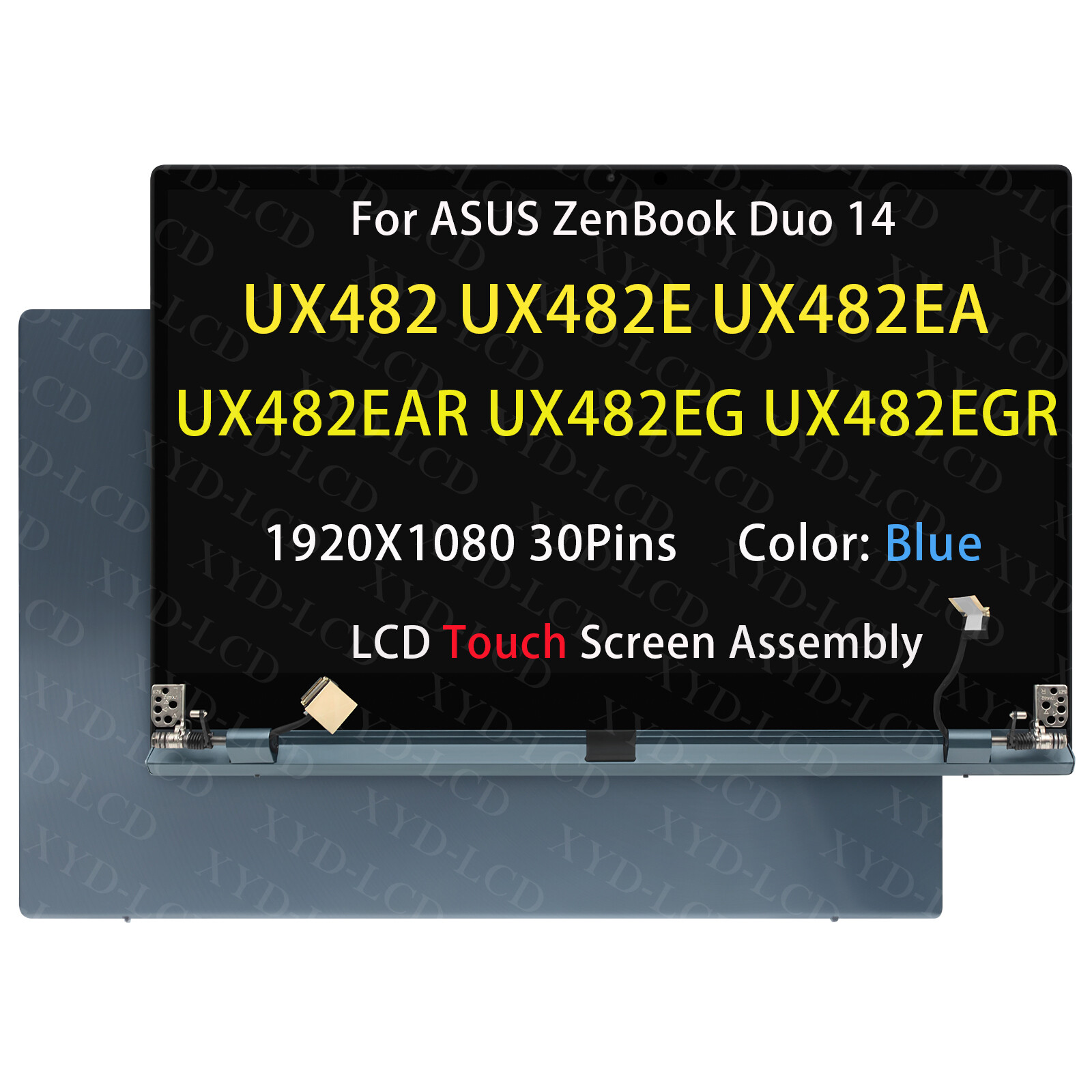 For ASUS ZenBook Duo 14 UX482EAR-DH71T UX482EAR-EH51T LCD Touch Screen ...