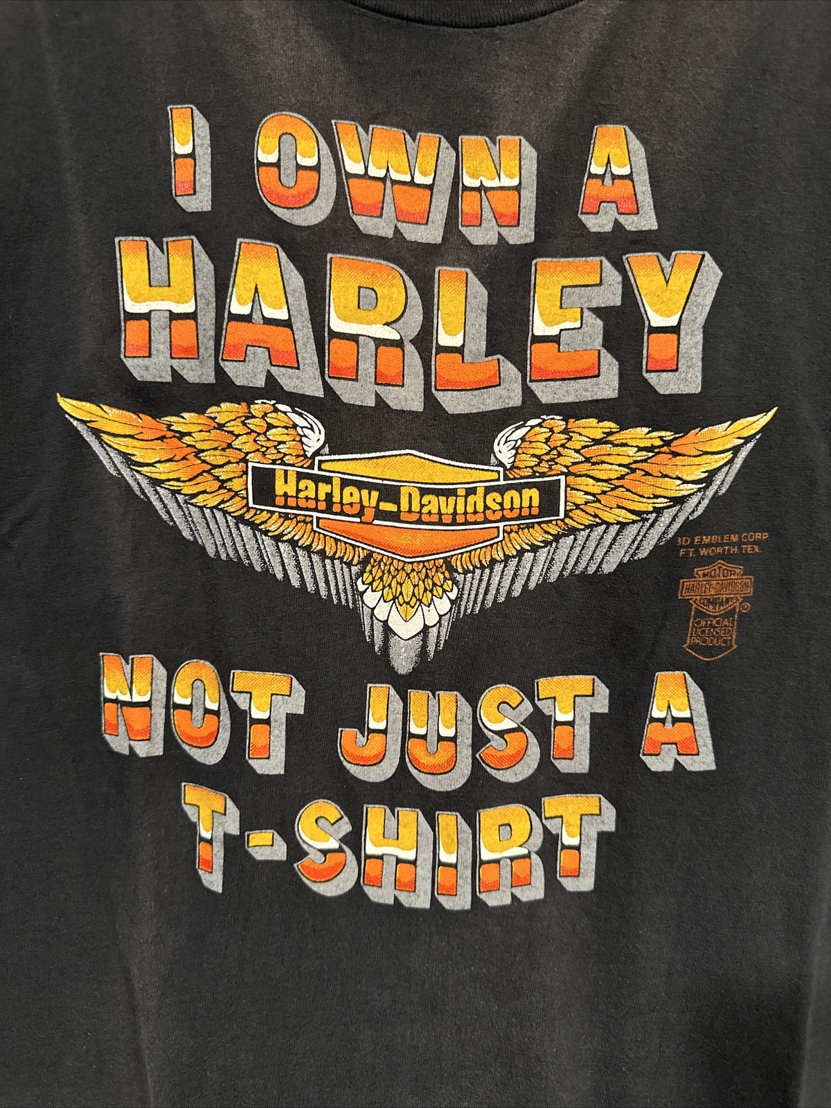 HARLEY DAVIDSON 3D EMBLEM BLACK HILLS I OWN A HARLEY … - Gem