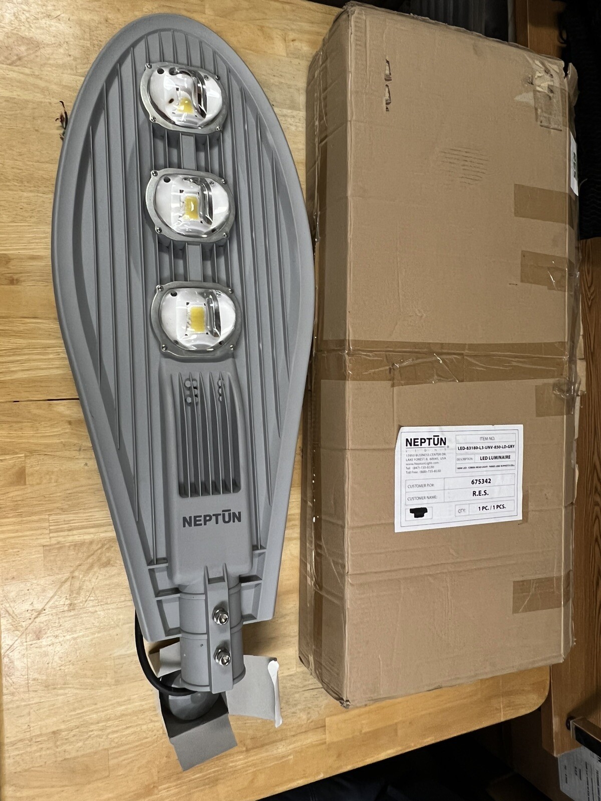 180W Neptune LED cobra head Light Fixture. 120-277V. 5000K (Price Drop ...