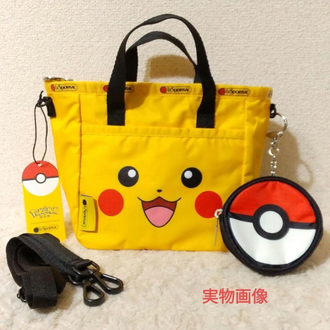 LeSportsac Pokemon Pikachu Shoulder Bag Tote Bag Yell… - Gem
