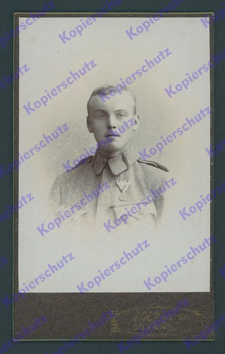 orig. Foto Wilhelm Mann Salzburg Porträt Uniform Ehrenmedaille IR 59 ...