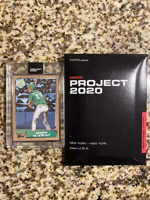 TOPPS PROJECT 2020 CARD #60 1987 ATHLETICS MARK McGWIRE ARTIST PROOF ...