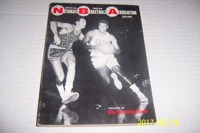 1968 69 NBA Guide Preview LOS ANGELES Lakers JERRY WEST BIG O Oscar ...