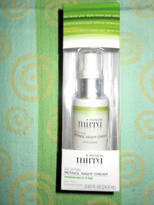 NIB Mirra Renew Age Defying Retinol Night Cream .83 fl oz/24.8 ml | eBay