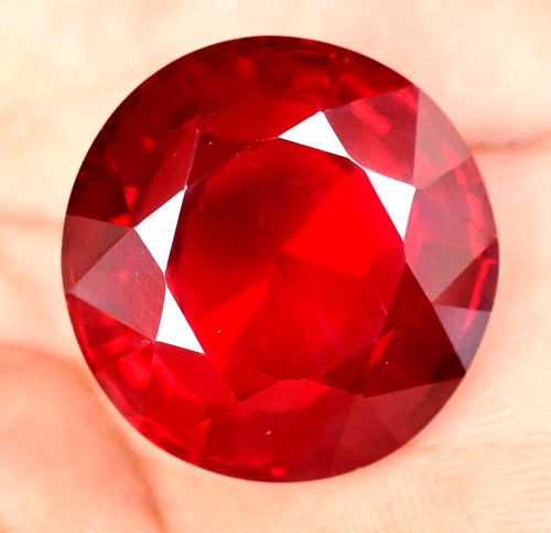72.00 Ct Natural Mozambique Blood Red Ruby Certified Stunning Treated ...