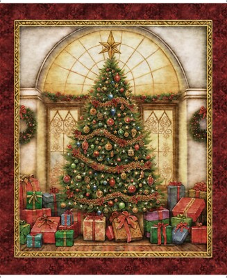 Christmas Tree Quilting Panel from the Wonderful Christmastime ...