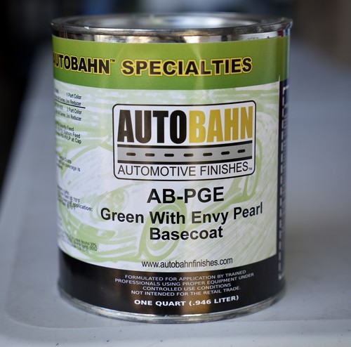 Autobahn Green With Envy Pearl BaseCoat AB-PGE QUART Auto Paint High ...