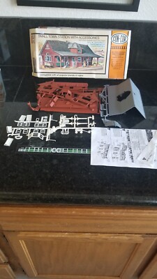 CON-COR SMALL TOWN TRAIN STATION BUILDING TRAIN ACCESSORIES HO SCALE ...
