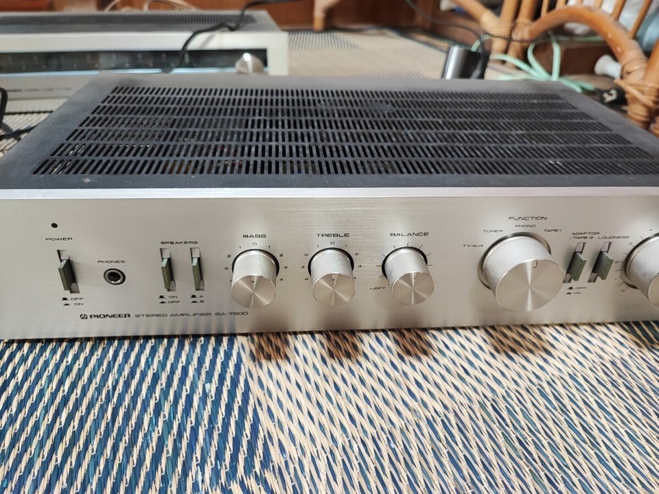 Pioneer SA-7500 Amplifier Receiver Power-on Check Only For Parts or ...