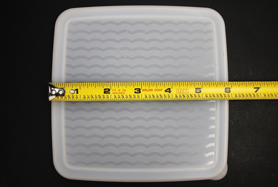 Tupperware FridgeSmart REPLACEMENT SEAL Square Part Frosted Sheer White ...