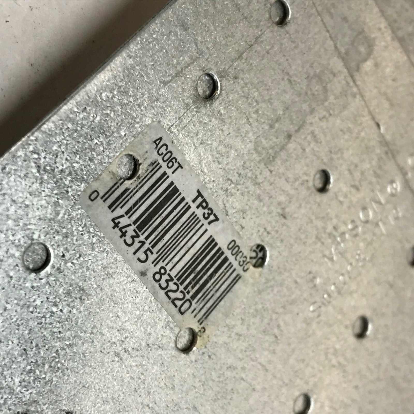 Simpson "StrongTie" 3-1/8" X 7" Wood Splice Tie Plate TP37 [Lot of 9 ...